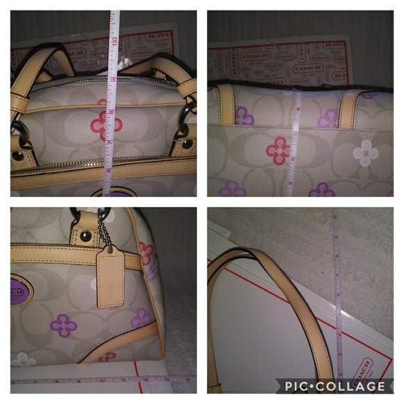 Coach | Bags | New Coach Peyton Signature Clover Shoulder Bag | Poshmark